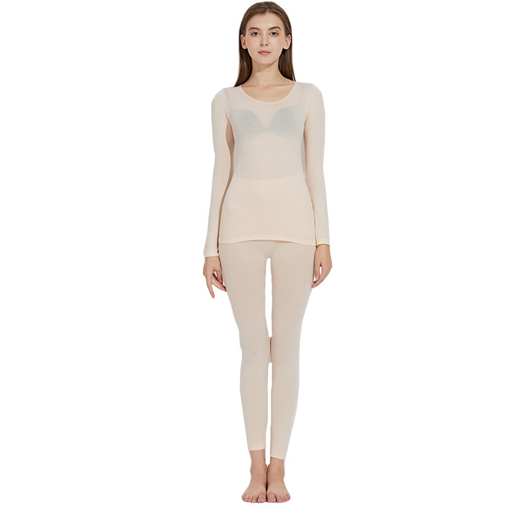 women 's Winter Warm Thermal Underwear Sets Fleece... – Grandado