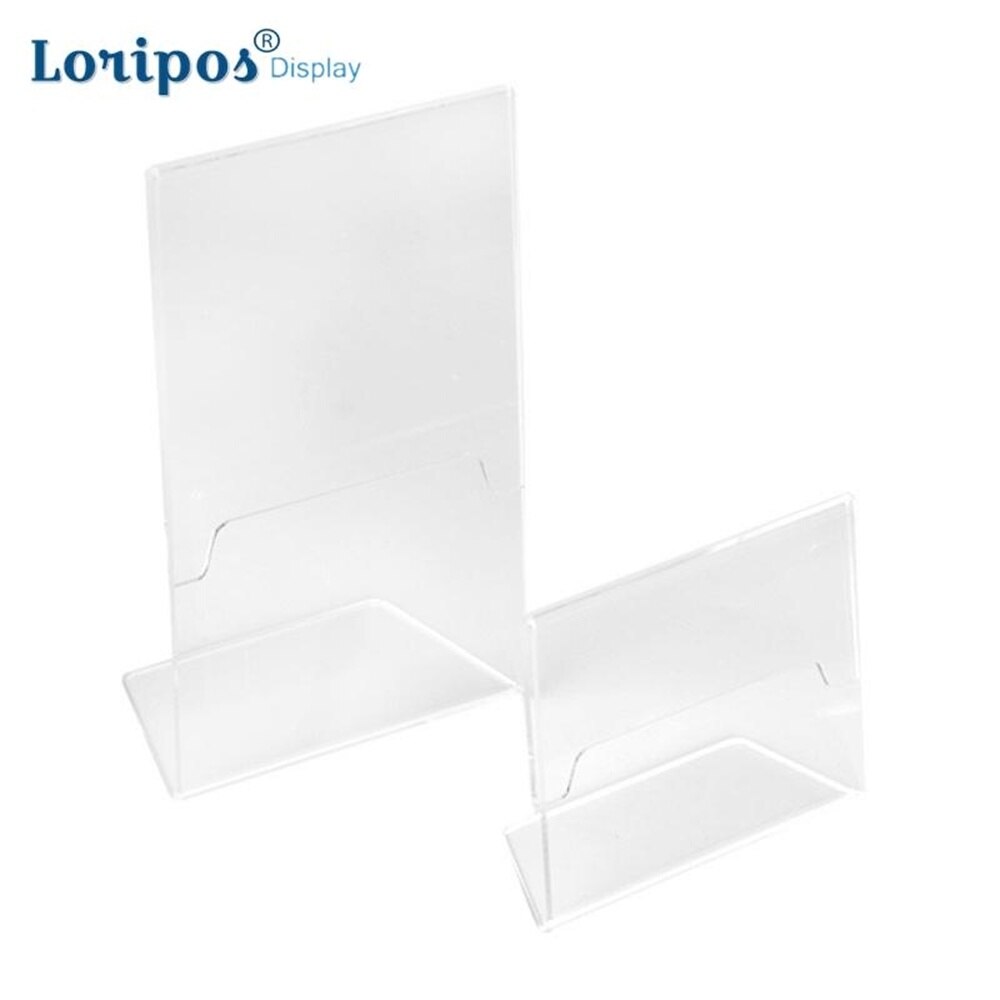 L-Vormige Tafel Display Kaart Acryl Verticale Hori... – Grandado