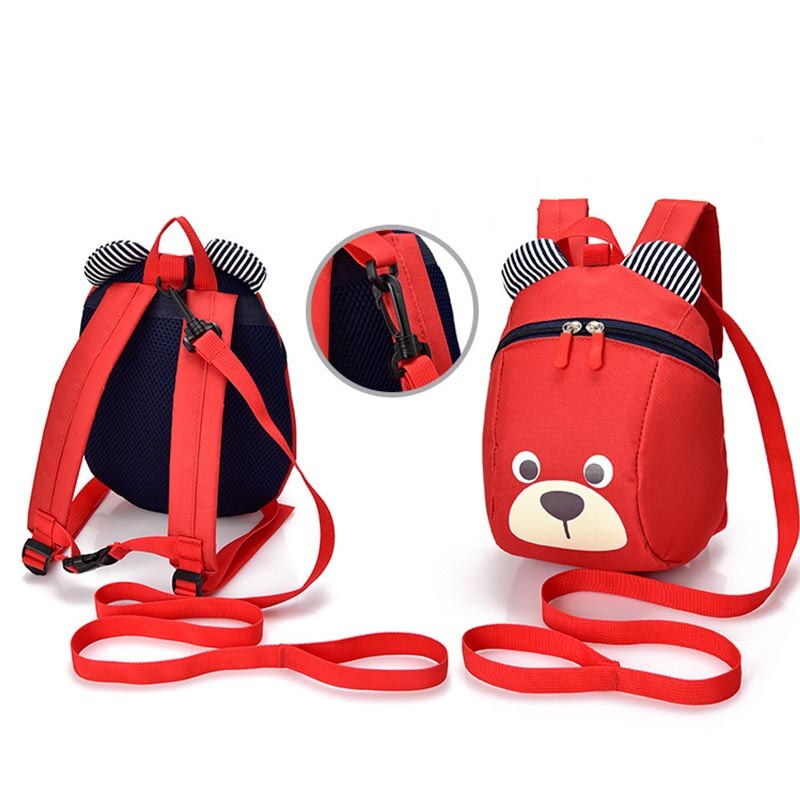 Baby Anti-lost Bag Polyester Cartoon Bear Safety H... – Vicedeal