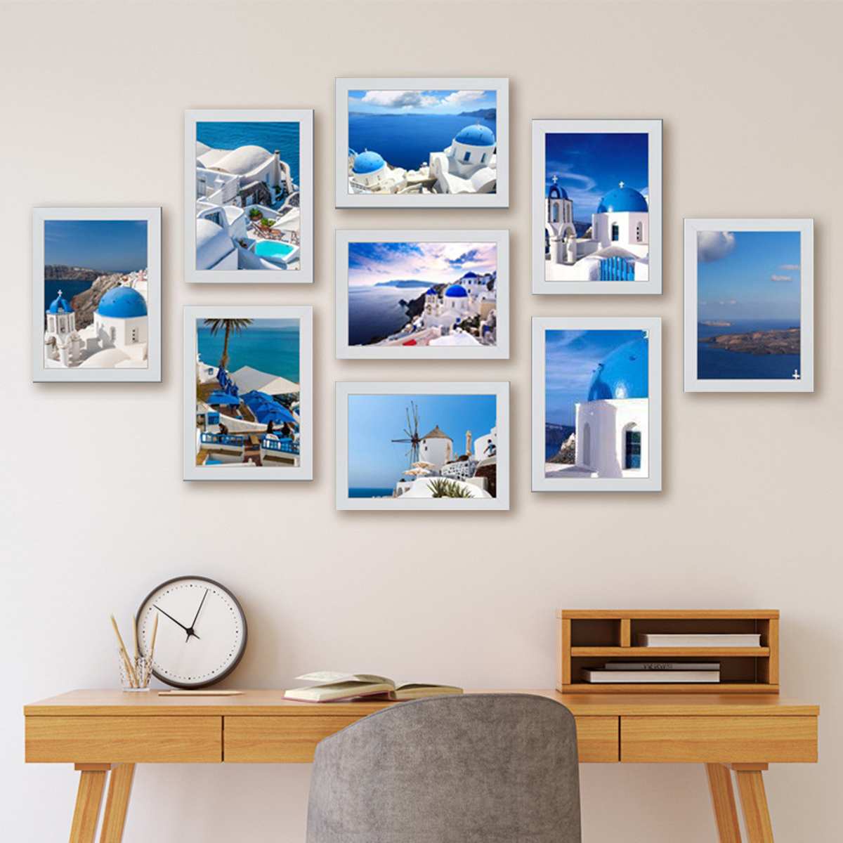 9pcs Picture Photo Frame Set DIY Removable Wall Mu... – Vicedeal