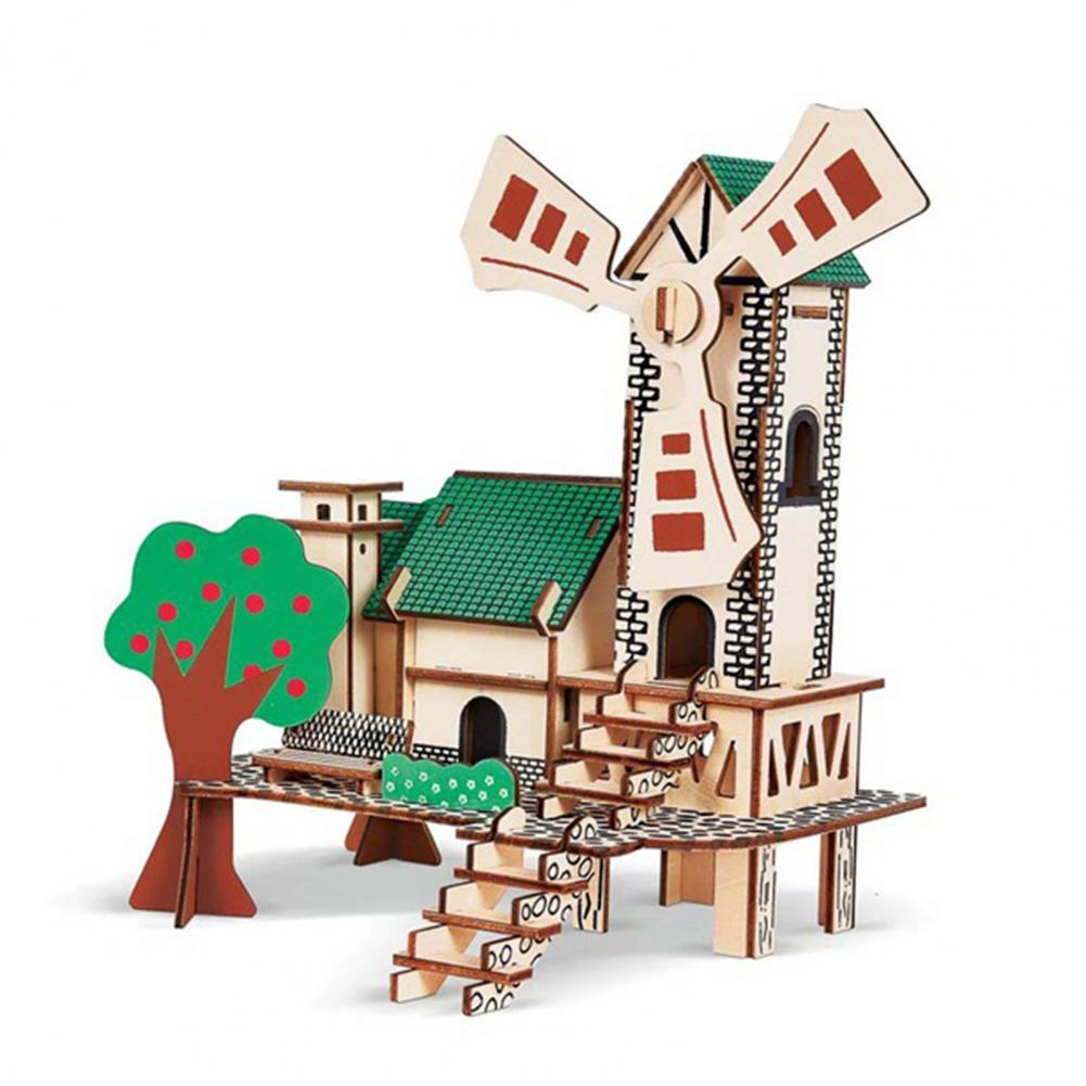 2Pcs Handmade Architectural Puzzles Safe Hand-eye ... – Grandado