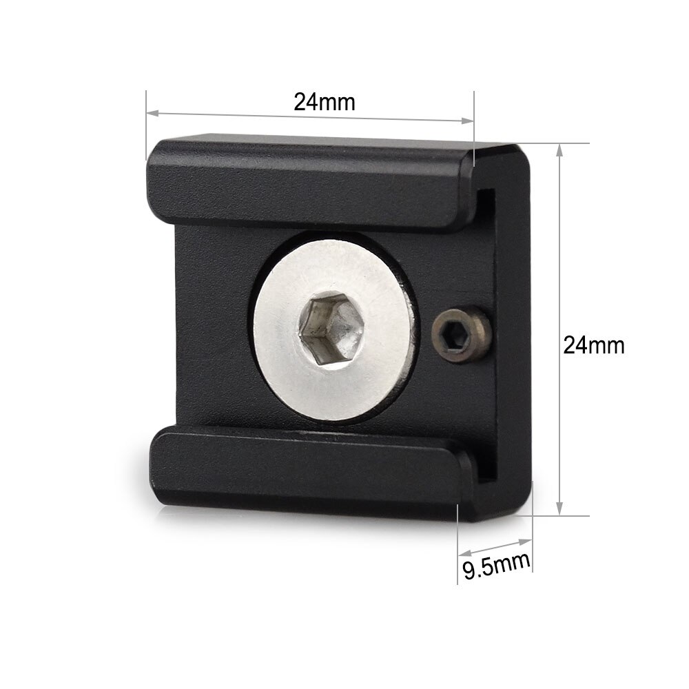 2PCS Cold Shoe Adapter Standard Shoe Type 1/4" Scr... – Vicedeal