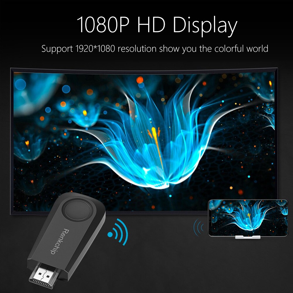 1080P HD Wireless WiFi Screen Mirroring Dongle Por... – Grandado