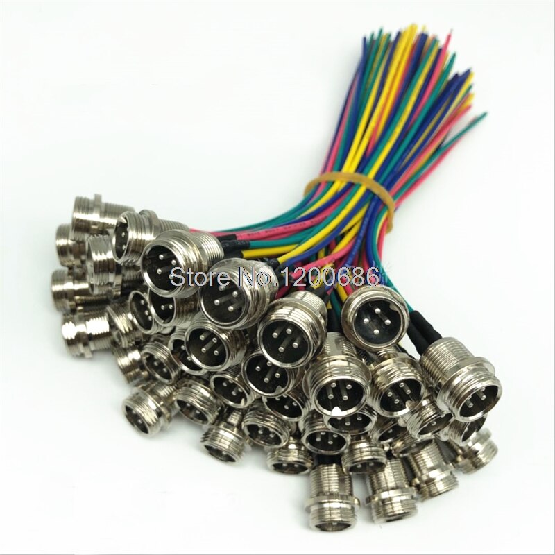 GX12 Female M12 Male GX12-4-5 2/3/4/5/6/7/8/9/10 p... – Vicedeal