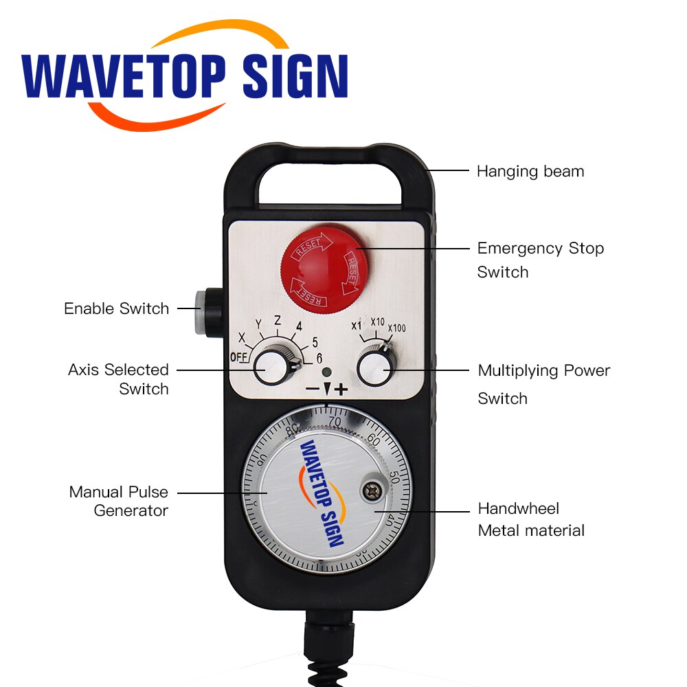 CNC Puls Generator 4/6 Achse MPG Anhänger Handrad ... – Grandado