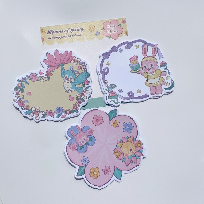 30 Sheets Cute Retro Rabbit Memo Pad Girl Diary DI... – Vicedeal