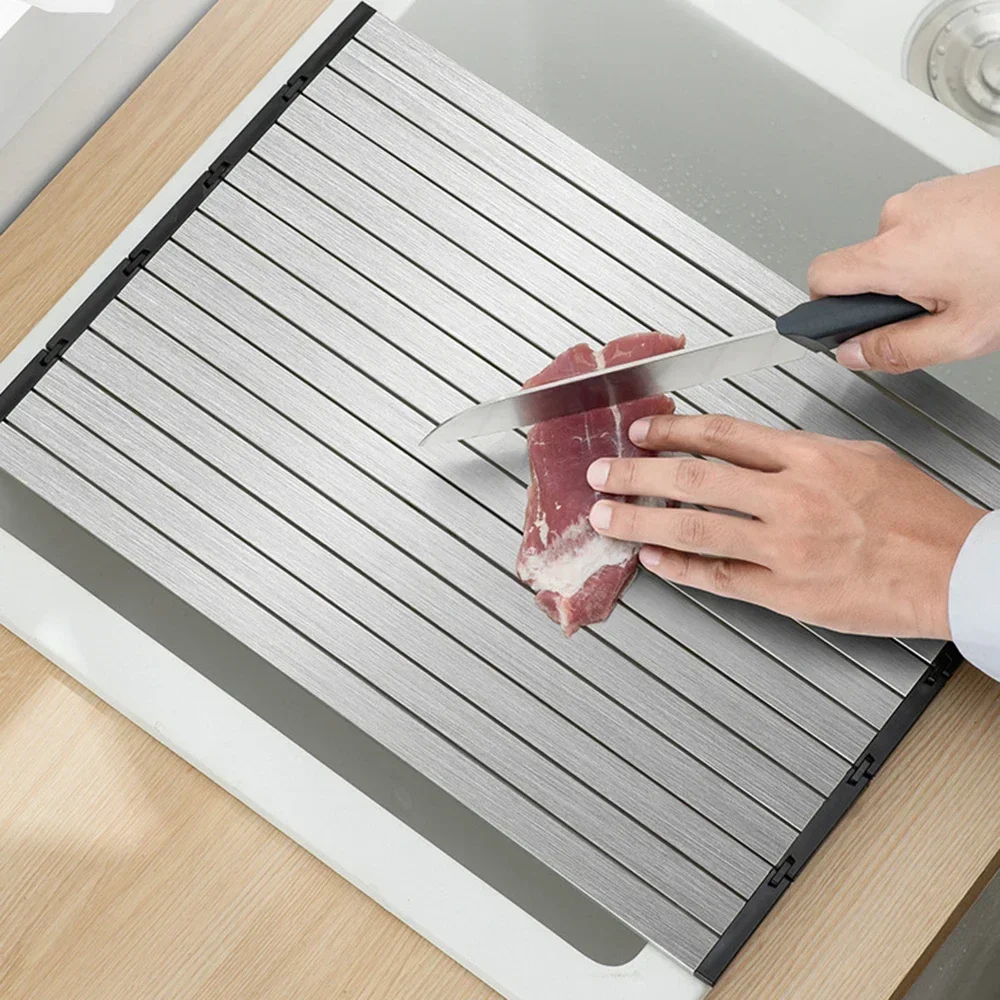 Kitchen Roll Up Dish Drainer Drying Rack Shelf Fol... – Grandado