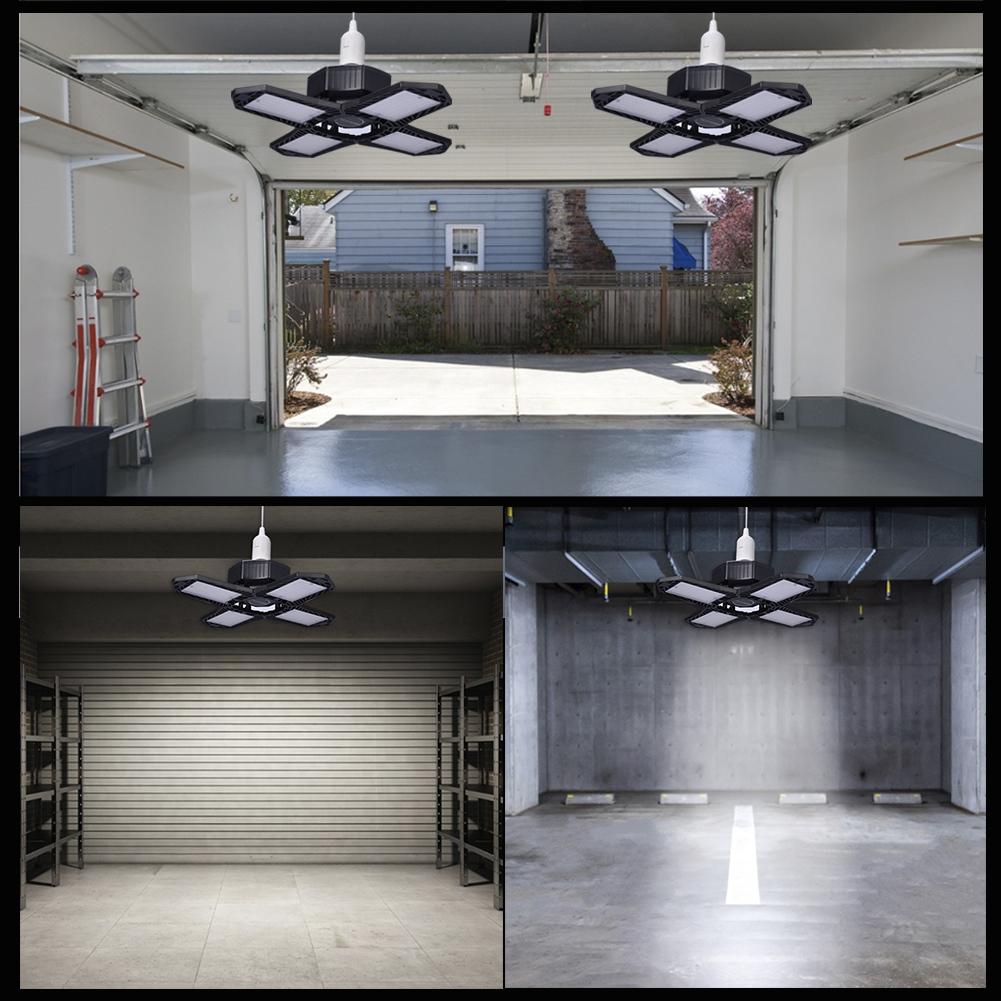200W LED Garage Light Deformable Fan Ceiling Lamp ... – Grandado