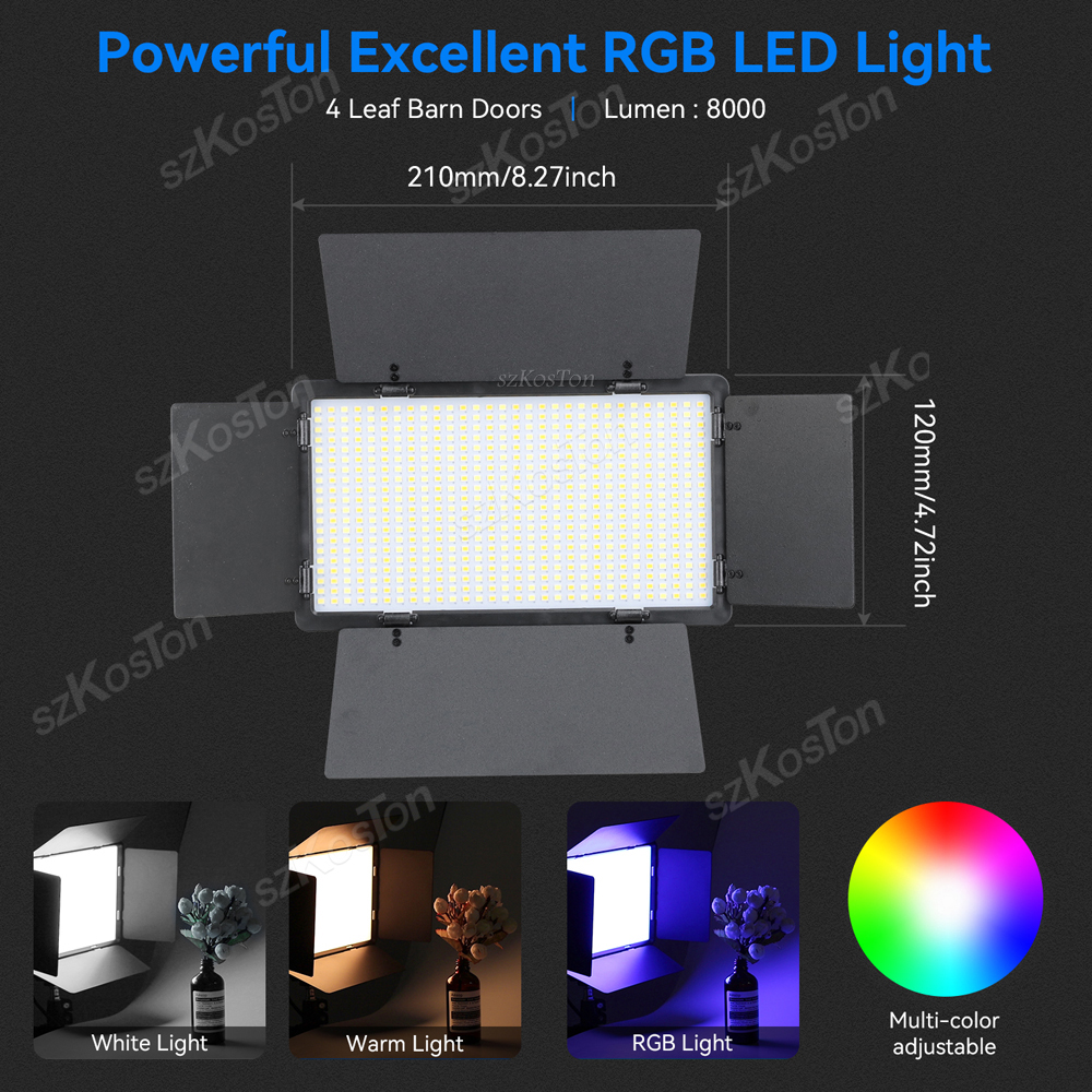 U600 RGB LED Photo Studio Light for Tiktok Youbute... – Grandado