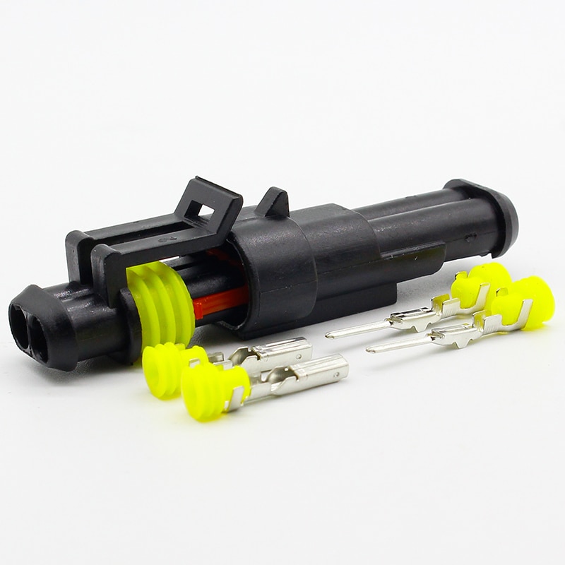 10 sets Kit 2 Pin Way AMP Super seal Waterproof El... – Vicedeal