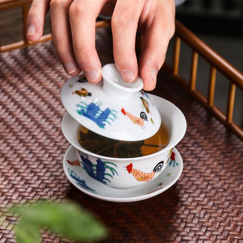 Ceramic Tea Cup Chinese Style Tea Cup Porcelain Te... – Grandado