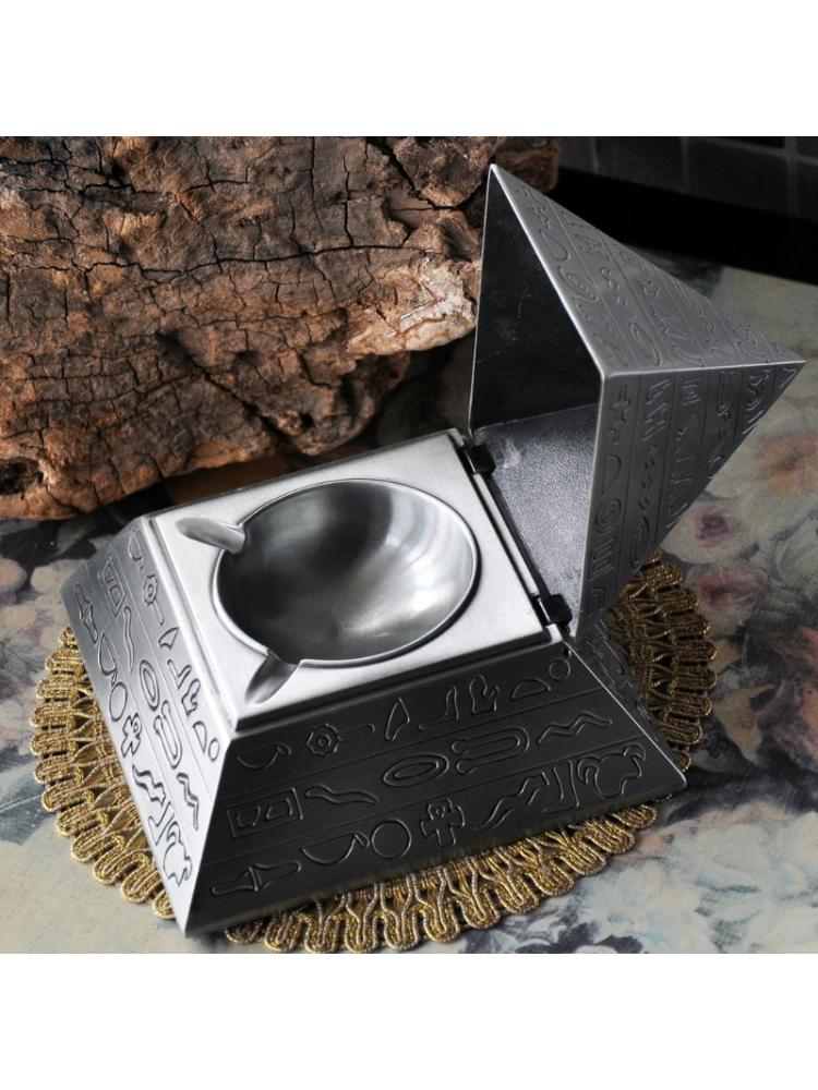Ancient Egyptian Pyramid Ashtray with Bas Relief K... – Grandado