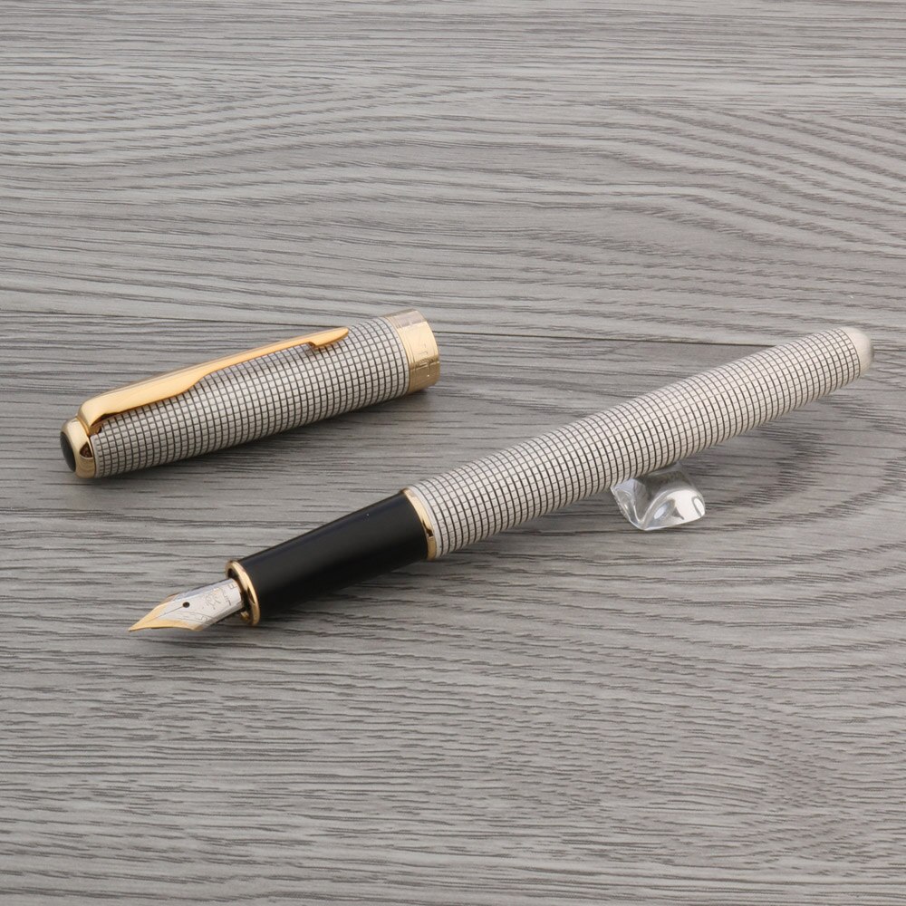 luxury JINHAO 75 metal Fountain Pen golden Brushed... – Grandado