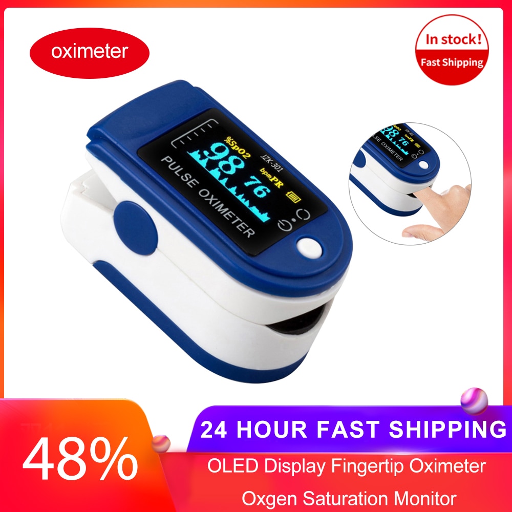 OLED Display Fingertip Oximeter Oxgen Saturation M... – Grandado