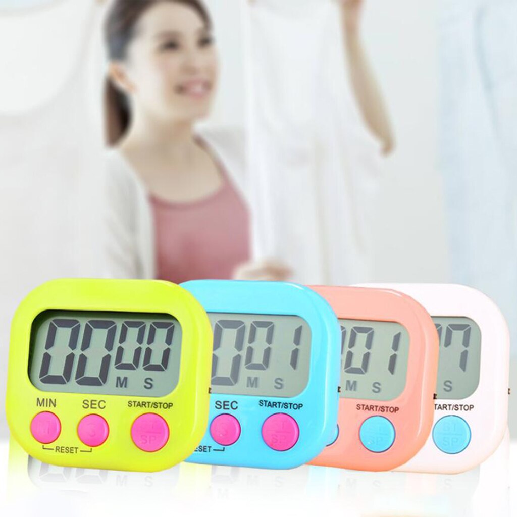 Digital Kitchen Timer Count Up Clear Big Digits fo... – Grandado