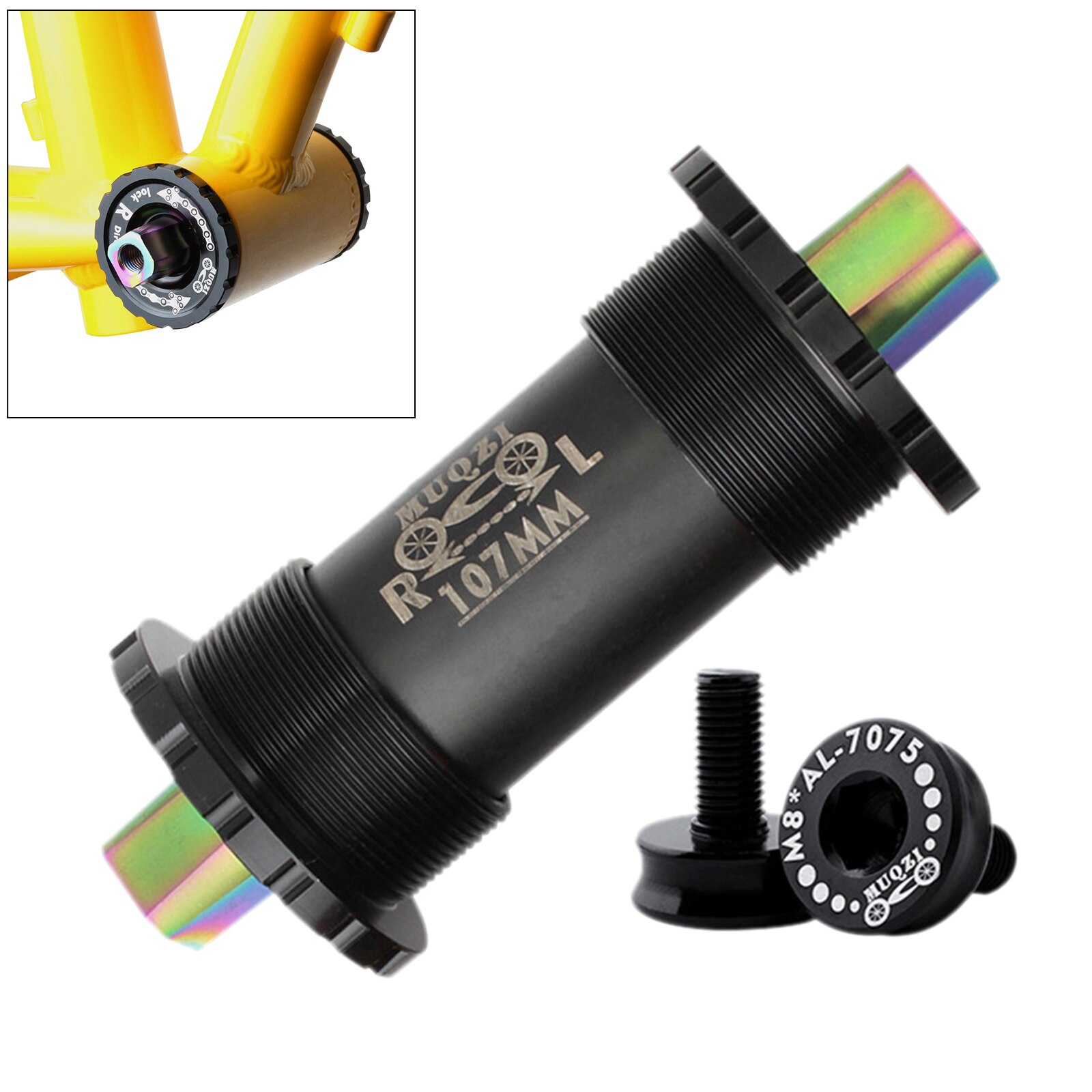 Bicycle Bottom Bracket 68mm Square Hole Crank Axis... – Grandado