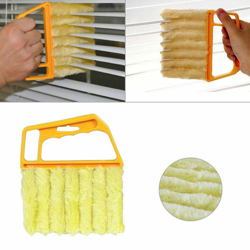 Washable Venetian Blind Cleaner Duster Brush 7 Sla... – Vicedeal