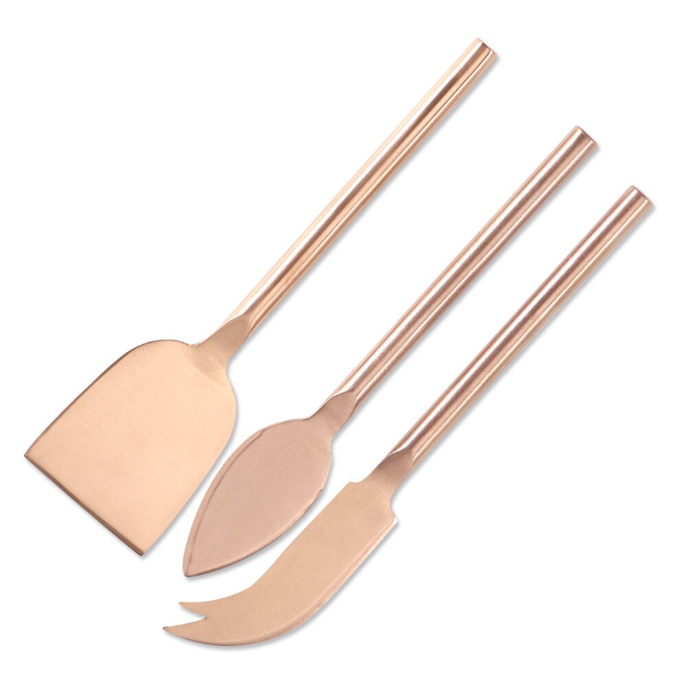 3 Stuks Kaas Mes Set Compleet Roestvrijstalen Bakk... – Grandado