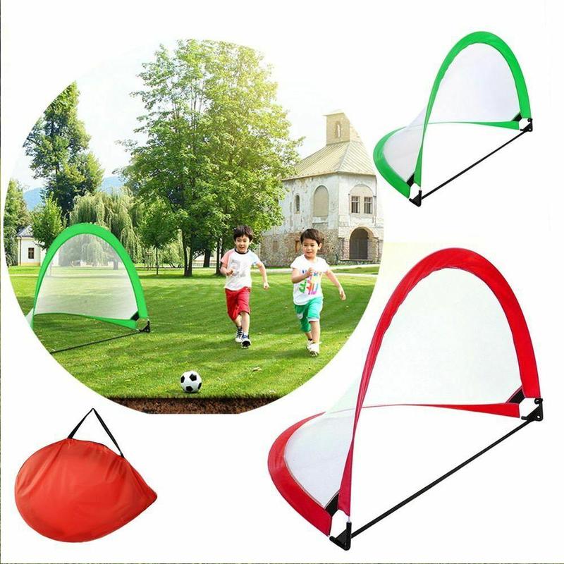 Folding Football Goal Net Soccer Training Goal Net... – Grandado