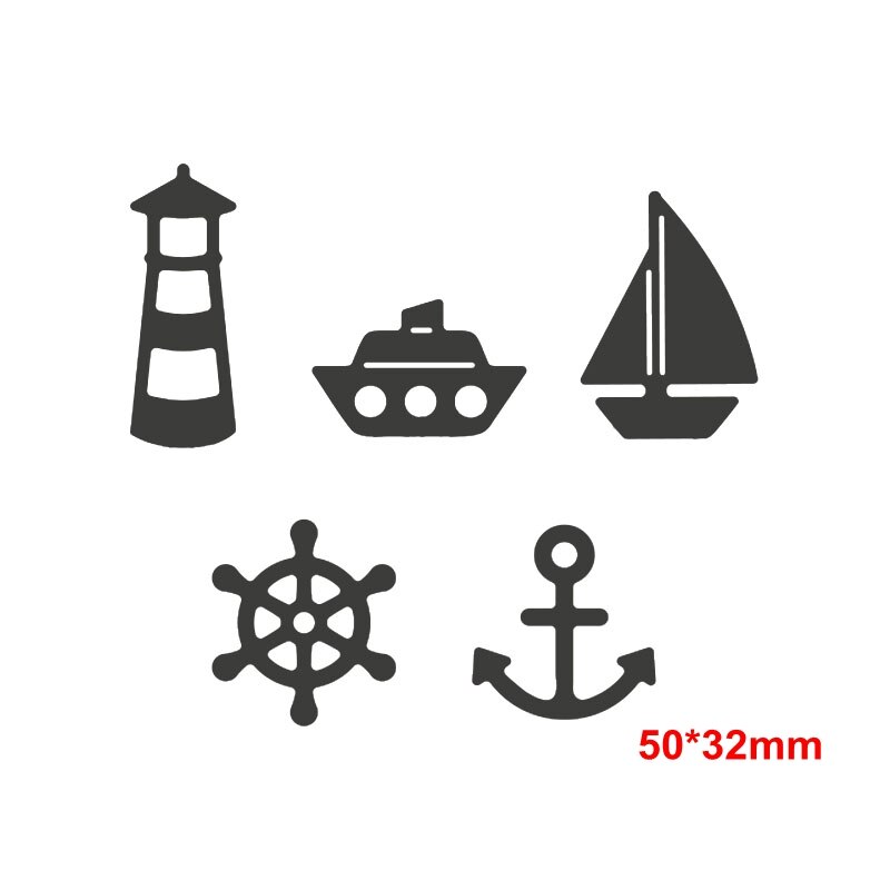 Sea Animals&Sail Tools Metal Cutting Dies Sea Anim... – Grandado