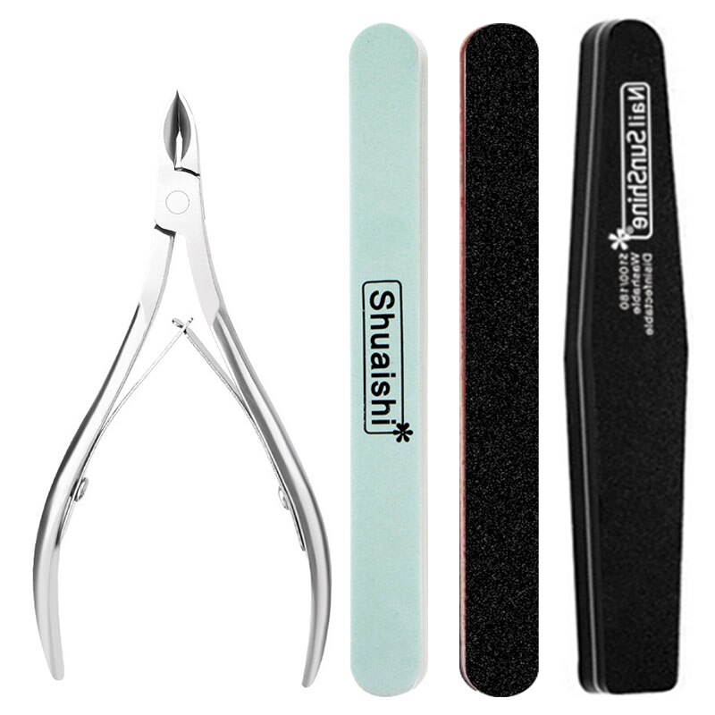 Manicure Set Polishing Strip Nail File Stainless S... – Vicedeal