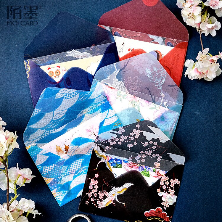 3 Envelopes+3 Sealing Stickers Bronzing Sulphuric ... – Grandado