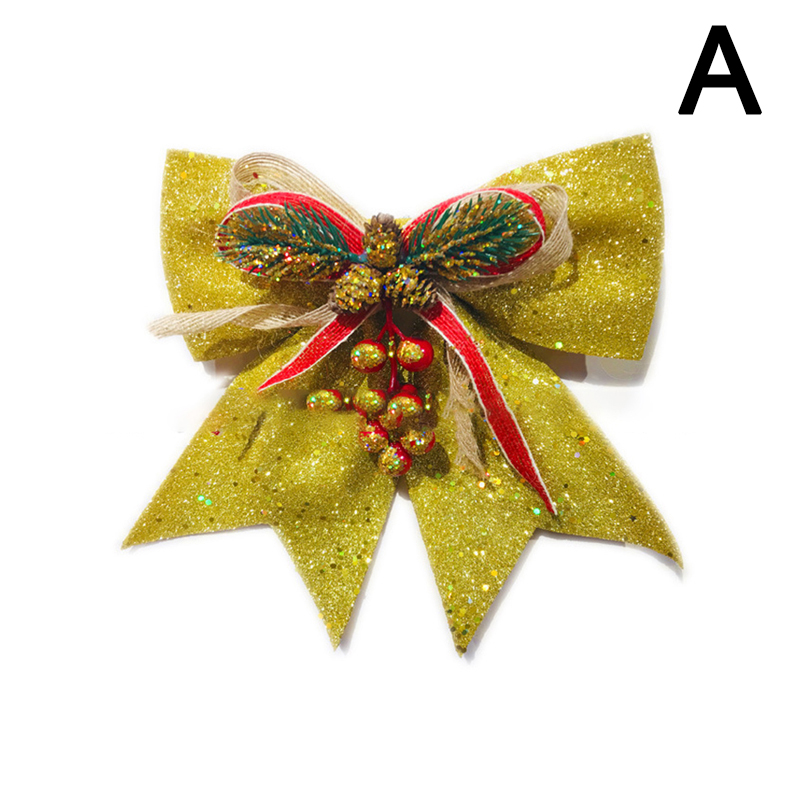 Large Christmas Glitter Ribbon Bow Christmas Tree ... – Vicedeal