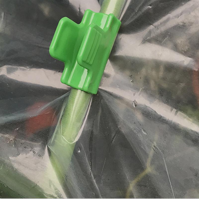 50pcs 11mm Greenhouse Plastic Snap Clamp for Pipes... – Vicedeal