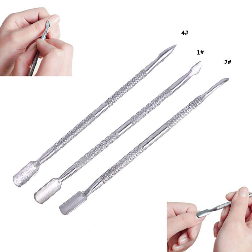 1Pc Cuticle Pusher Trimmer Nail File Cuticle Lepel... – Grandado