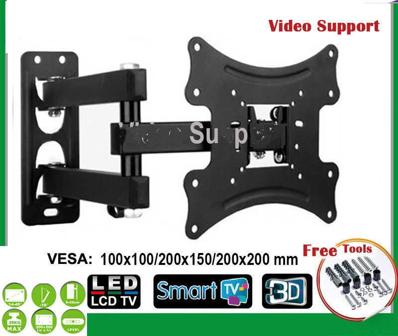 14-40 inch LCD LED Monitor Holder TV Wall Mount Fu... – Grandado