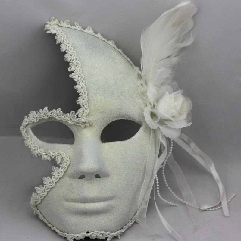 Venetian Masquerade Mask Princess Flower Lace Plus... – Vicedeal
