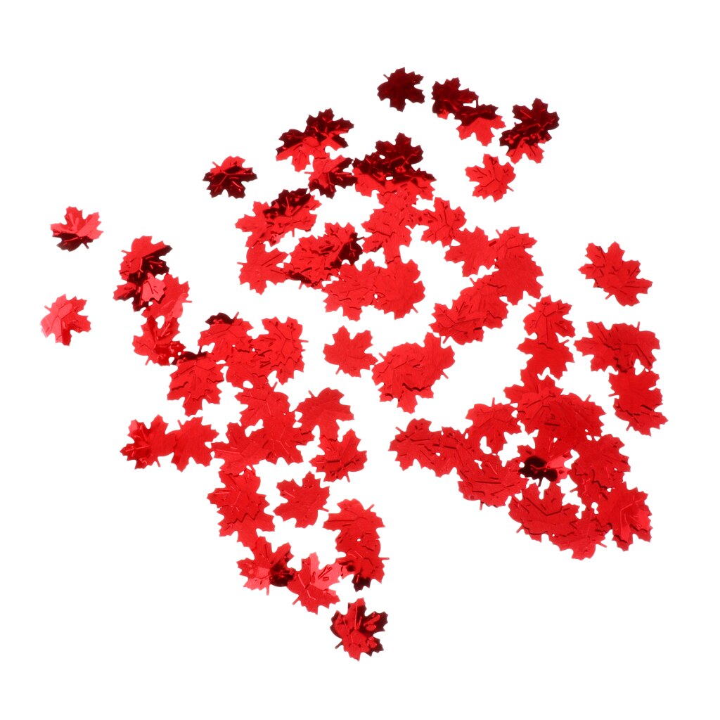 15g Maple Leaves Fabric Fall Leaves Confetti for W... – Grandado