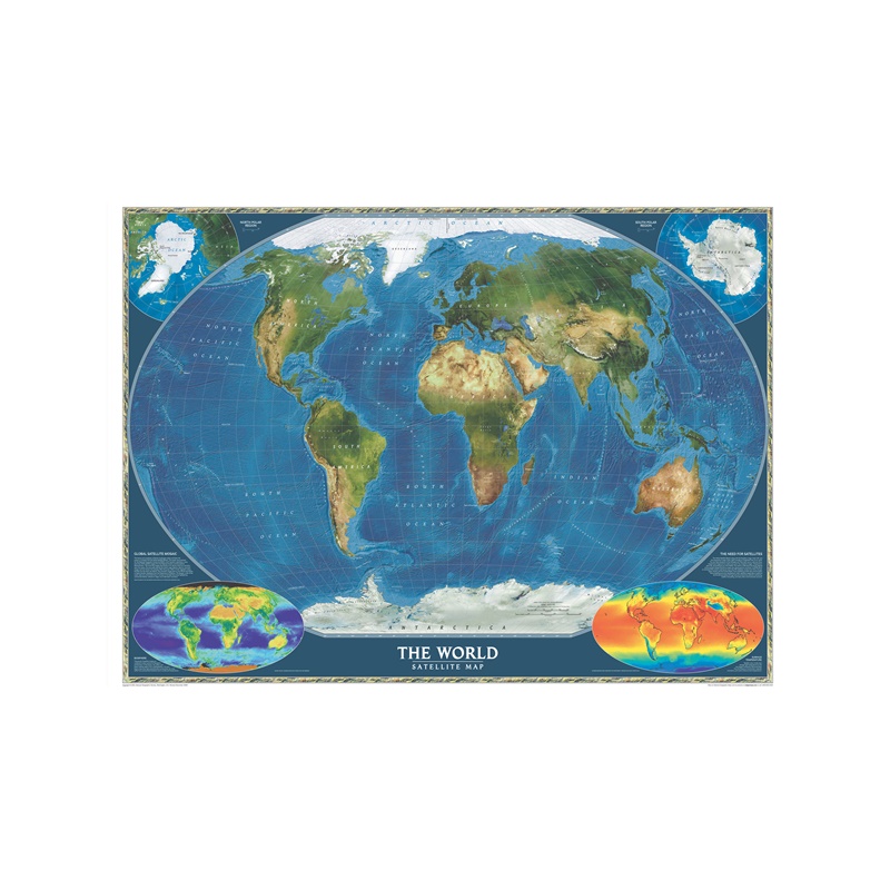 The World Map Unframed Posters and Prints Wall Art... – Grandado