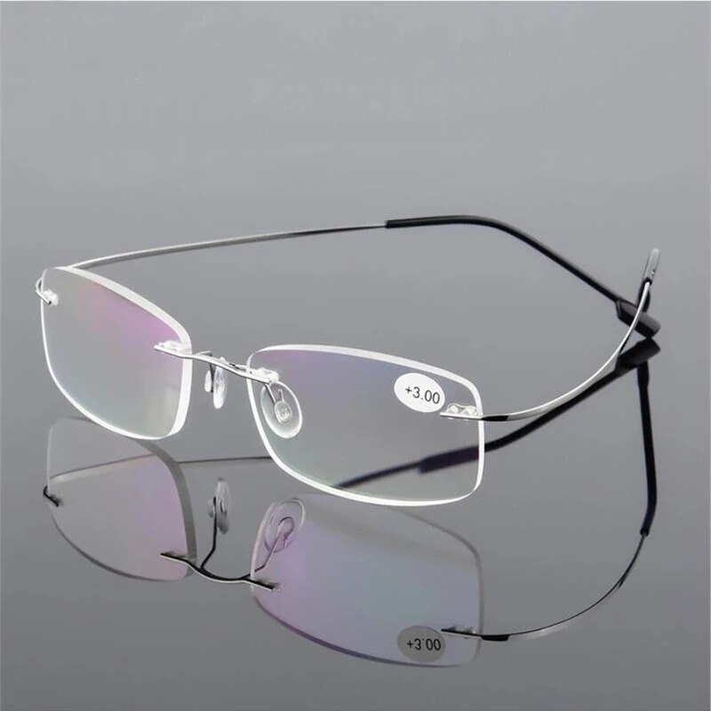 Sighttoo Ultralight Rimless Eyeglasses Clear Memor... – Grandado