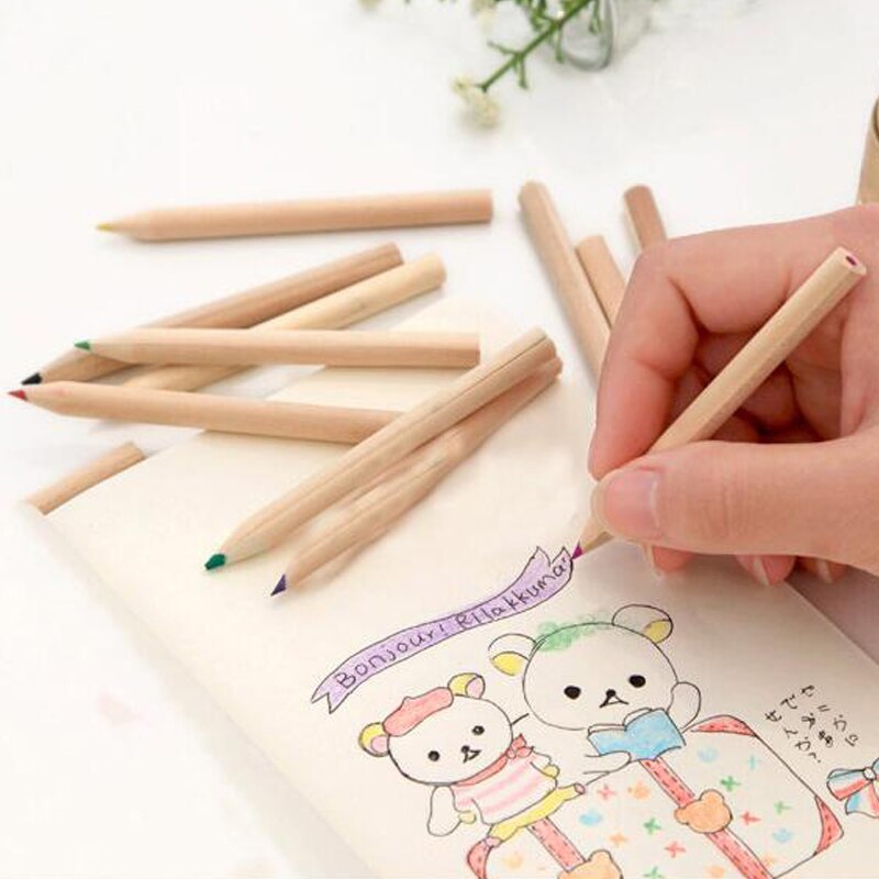 MIni lápiz de color para niños, 12 Colores/lote, l... – Grandado