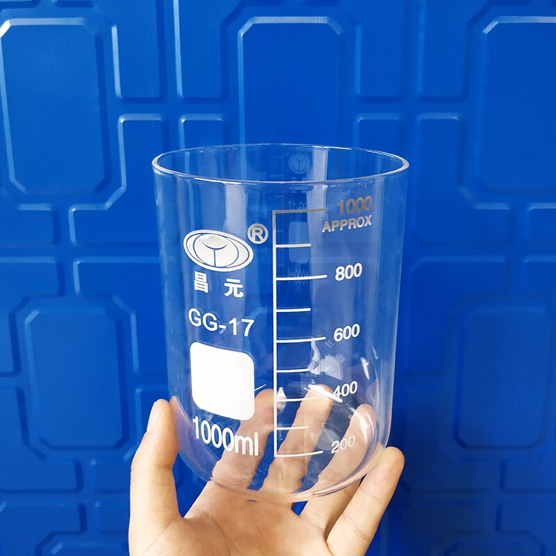 Beaker in low form without spout,Capacity 1000ml,O... – Vicedeal