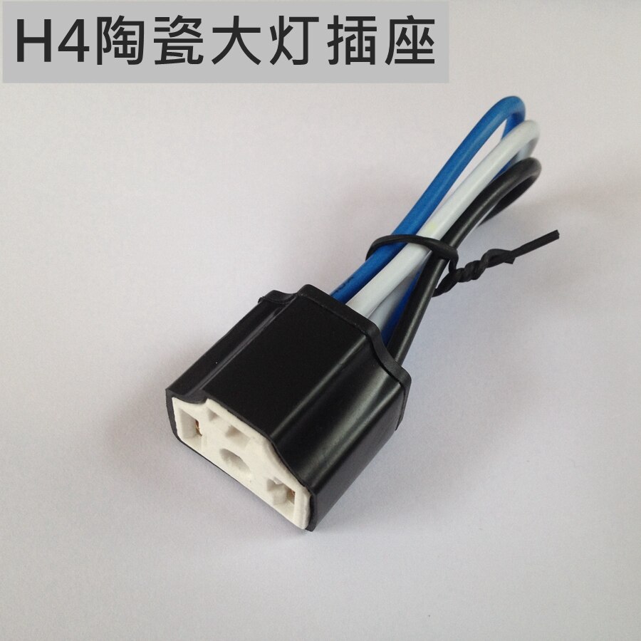 H4 socket wire harness H4 car three plug ceramic s... – Vicedeal