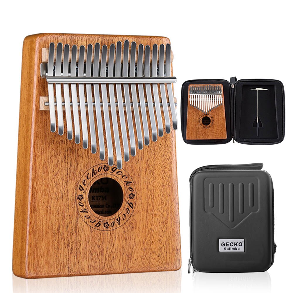 GECKO K17M Kalimba 17 Keys Thumb Piano Mbira Finge... – Grandado
