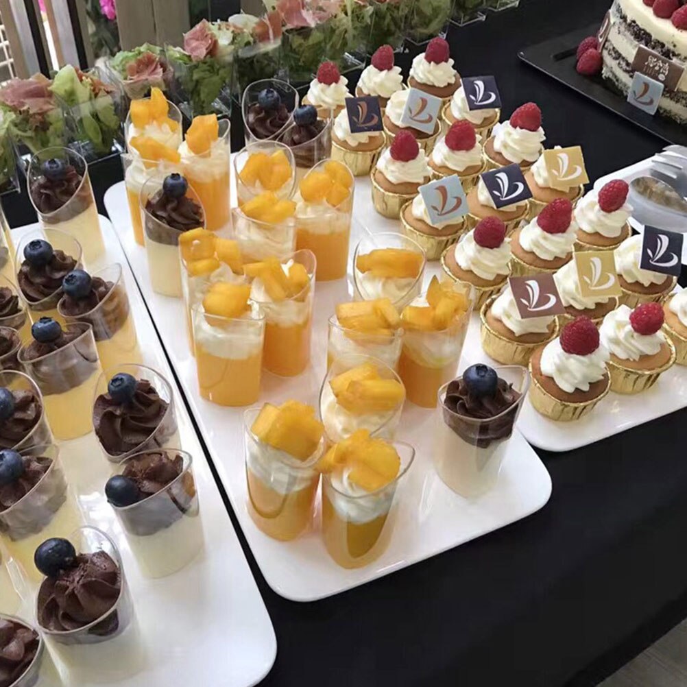 20pcs Chic Yogurt Dessert Cups Fruit Cups Storage ... – Grandado