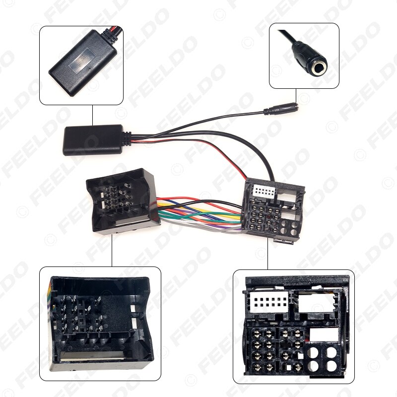 Feeldo Auto Bluetooth Module Aux-In Audio MP3 Muzi... – Grandado