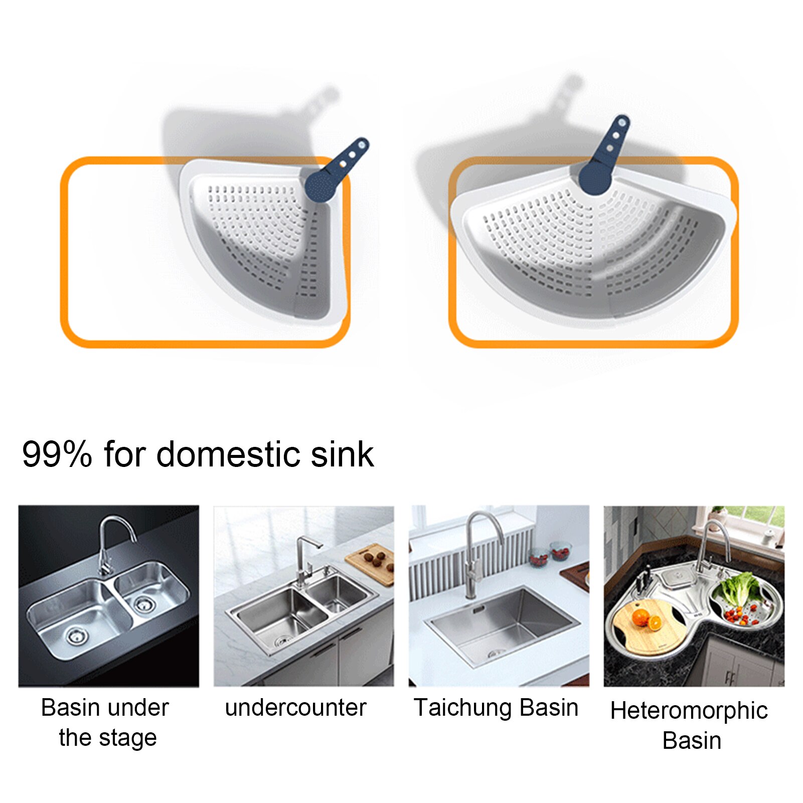 Rotary Telescopic Fruit Vegetable Drain Basket Tri... – Grandado