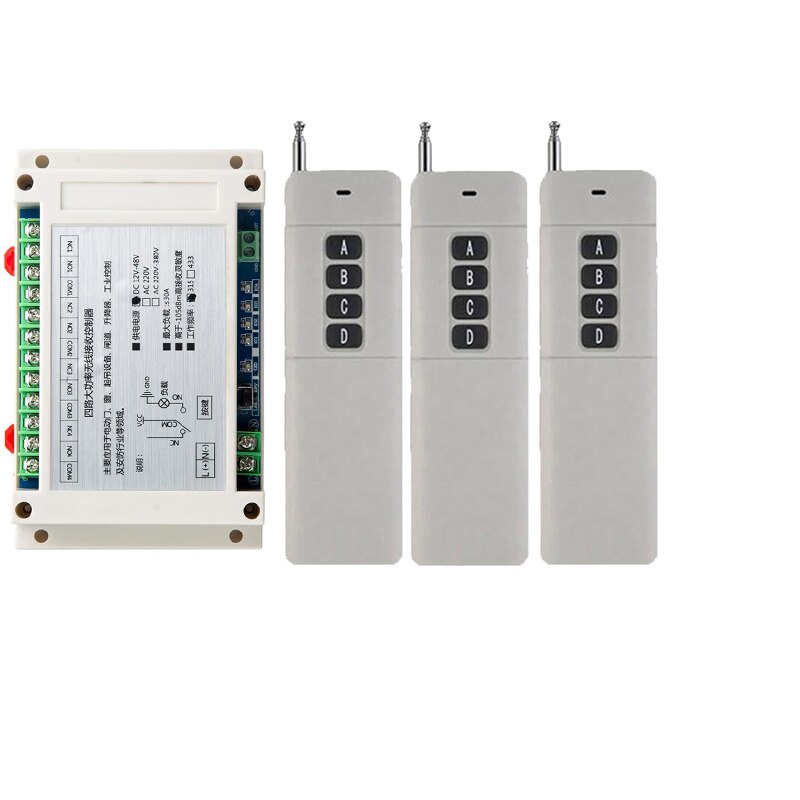 3000m Long Range DC 12V 36V 24V 4 Channel Wireless... – Vicedeal