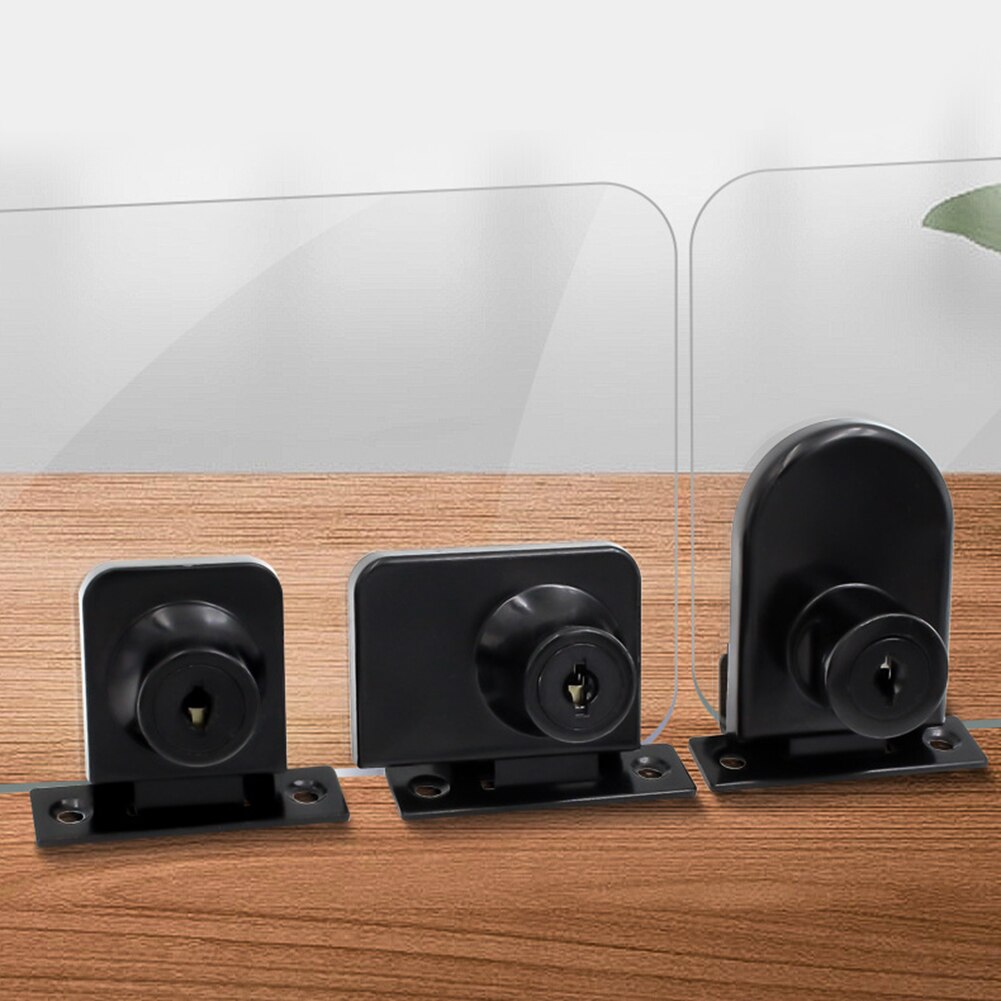 Anti-theft Double Glass Lock Single Glass Locks Display Showcase ...