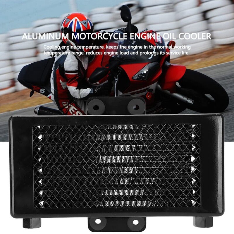 Motorcycle Engine Oil Cooler Cooling Radiator 125M... – Grandado
