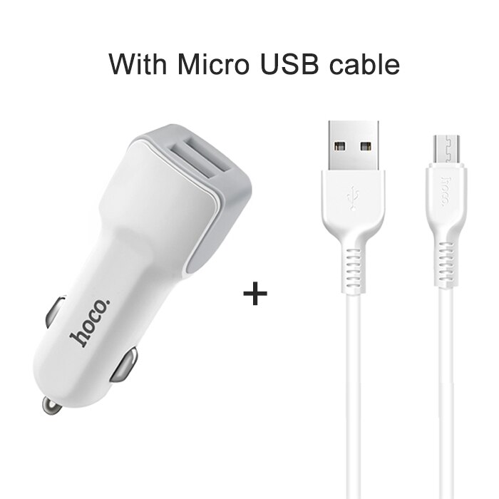 Hoco Autolader Dual Port Usb Adapter 2.4A Auto-Opl... – Vicedeal