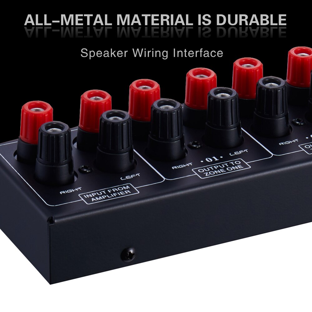 1 Input 4 Output Passive Audio Signal Switcher Sel... – Grandado