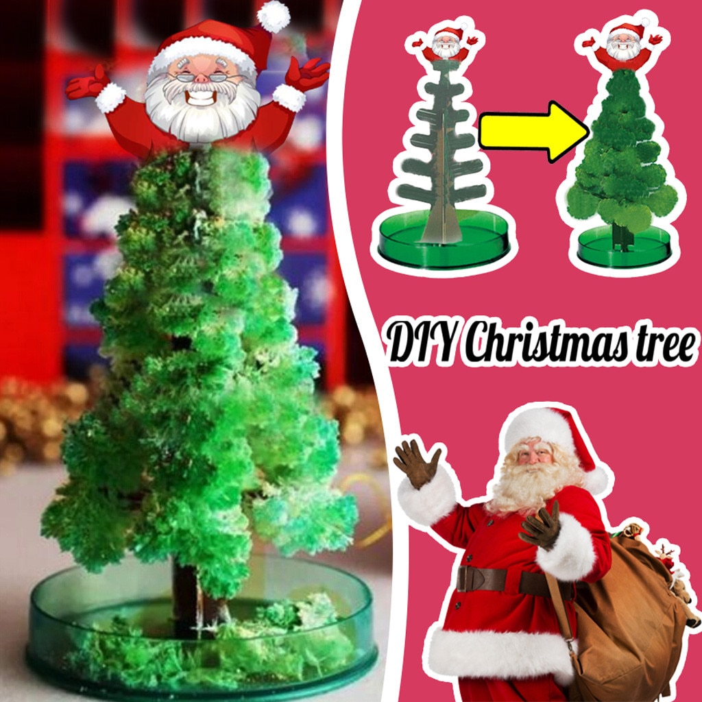 Magic Tree Paper Tree Mini Christmas Tree Magic Gr... – Grandado