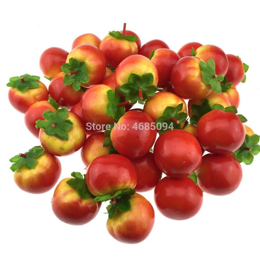 Gresorth 40 pcs MINI Kunstmatige Tomaat Decoratie ... – Vicedeal