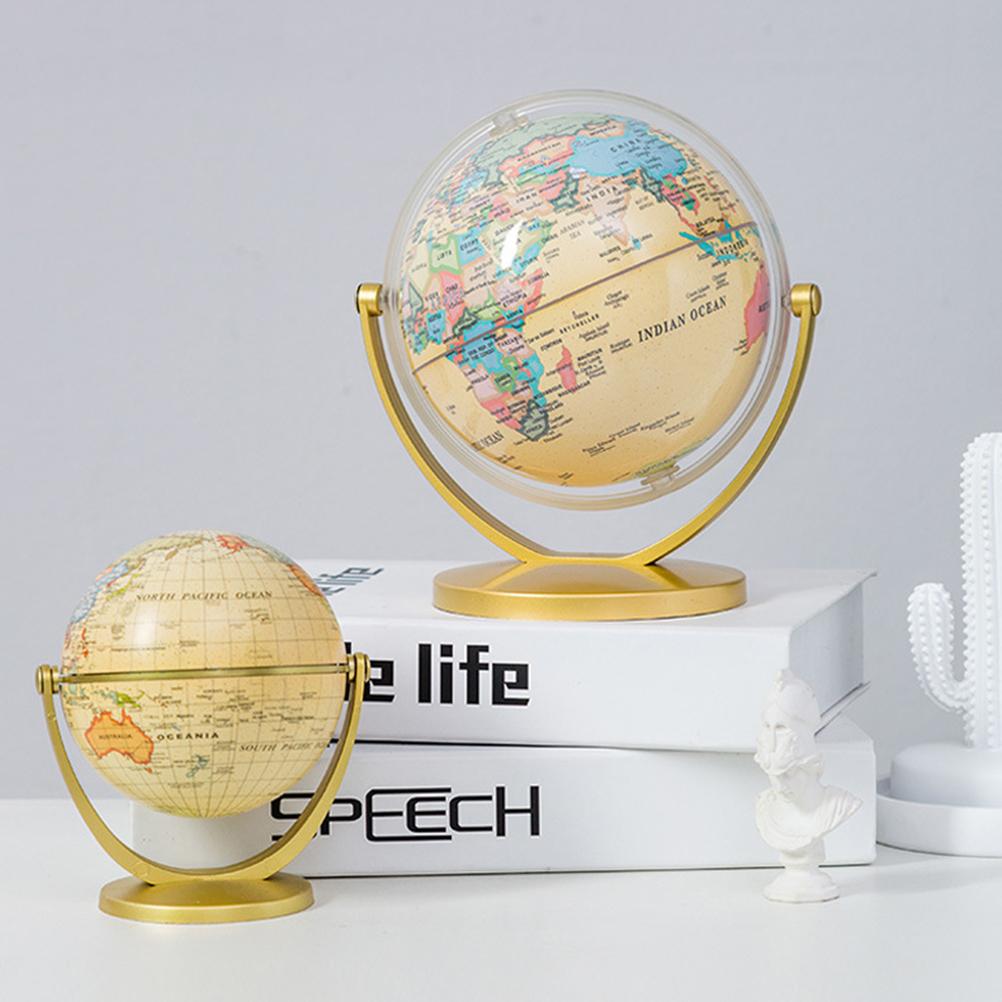 Mini Vintage Globe World Map English Edition Deskt... – Vicedeal