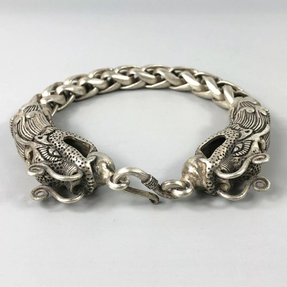Prachtige Chinese Rare Collectible Tibet Zilver Ha... – Vicedeal